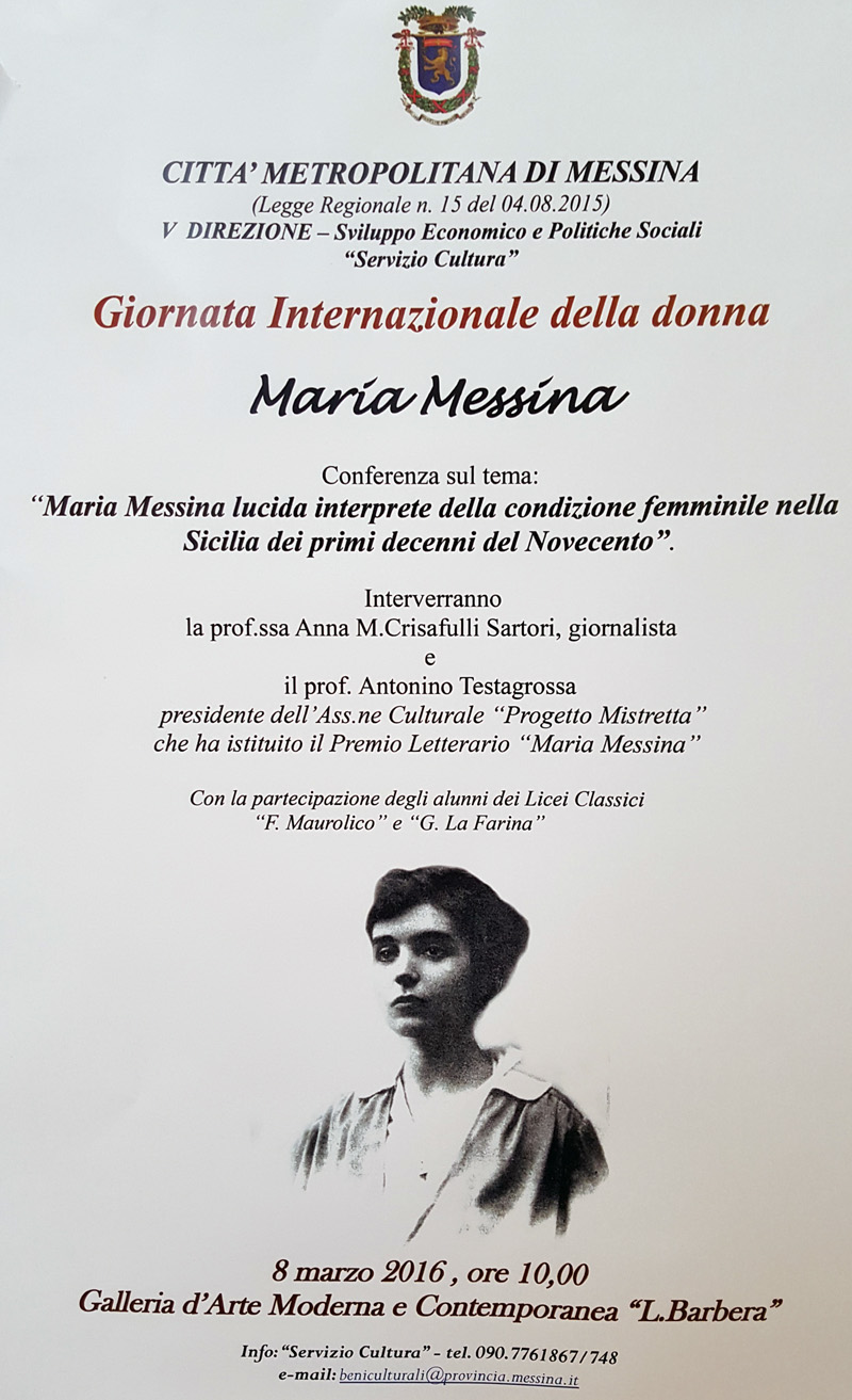 Tutto su Maria Messina